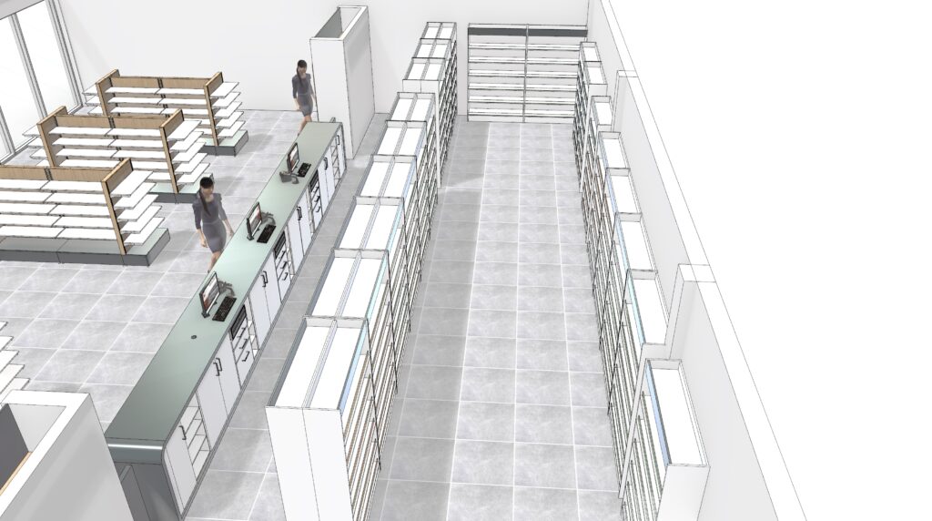 Diseño de farmacias proyectos - Espacios - Interiores